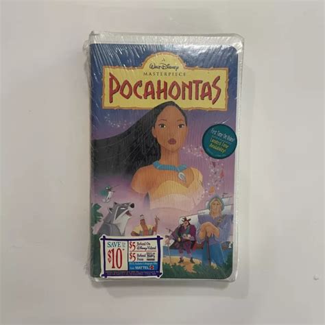 Pocahontas Vhs 1996 Clamshell Walt Disney Classic Masterpiece