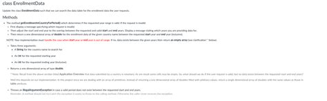 Class Enrollmentdata Update The Class Enrollmentdata