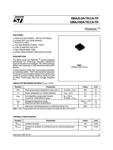 Data Sheet Pdf Diode Manufactured Goods