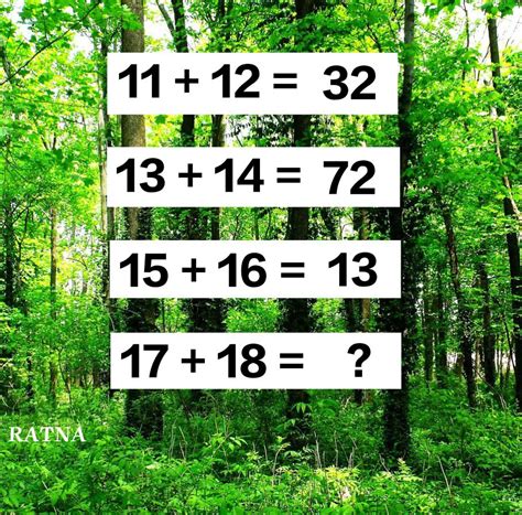 Ratna Math Puzzle Facebook