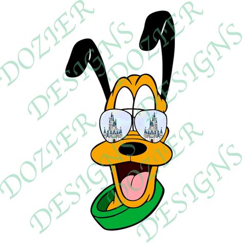 Pluto Castle Glasses Svgpng Digital File Download Etsy