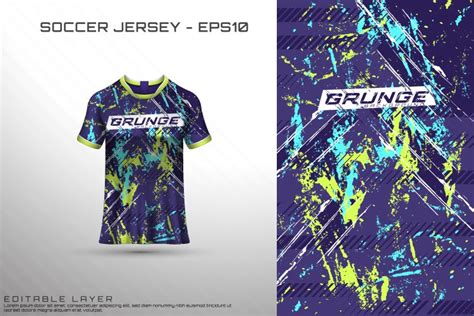 Sports Jersey Design Royalty Free Vector Image