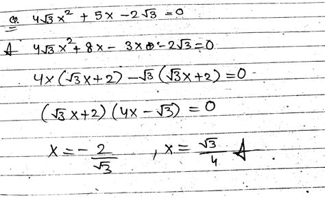 Find The Zeros Of The Polynomial F X 4√3x 2 5x 2√3