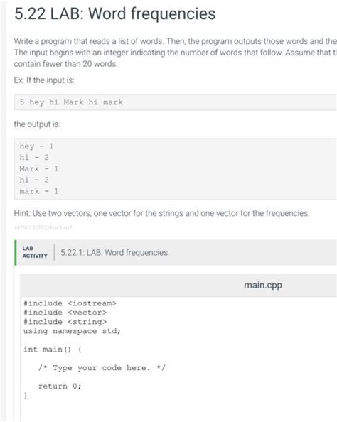 Solved Write A Program That Reads A List Of Words Then The