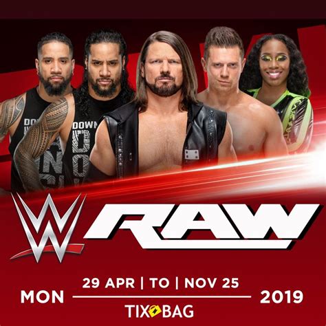 Buy Wrestling Wwe Monday Night Raw Event Tickets Wwe Tickets