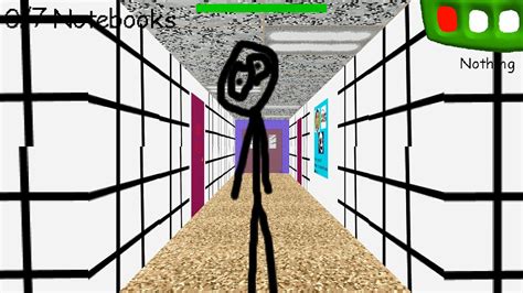 Stickmans Basics Baldi Stickman Baldis Basics Mods Youtube