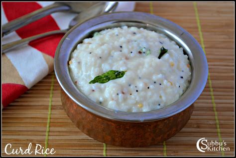 Plain Curd Rice