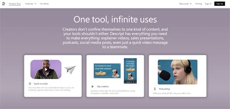 Descript Ai 工具及教學 Futureweb Tools