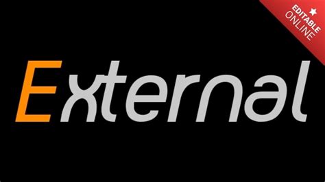 External Goanimate Logo Text Effect Generator