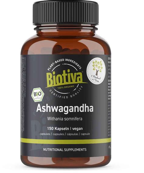 Biotiva Ashwagandha Kapseln Bio 90 G Shop