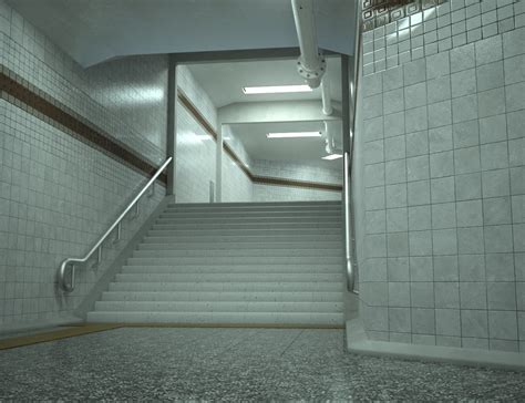 Subway Passageway Daz 3d