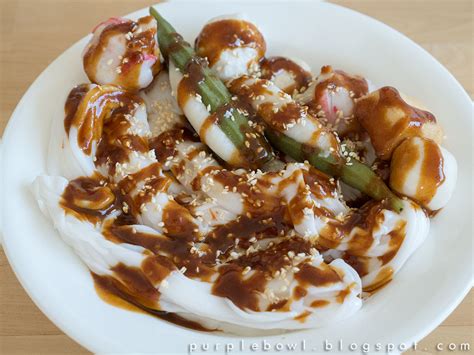 Purple Bowl Chee Cheong Fun Sweet Sauce Recipe