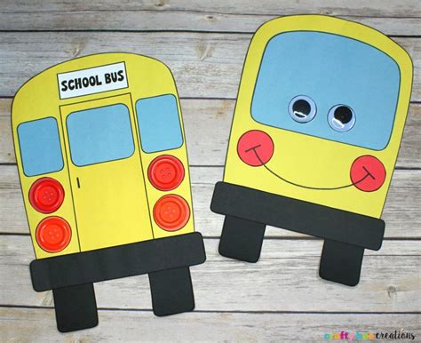 The Wheels On The Bus Go Round And Round Crafty Bee Creations