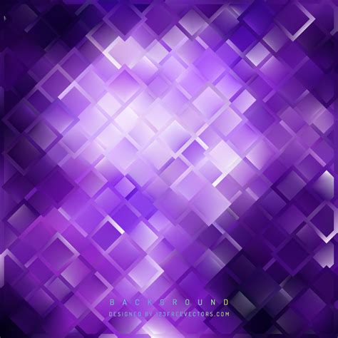 Abstract Violet Square Background Design