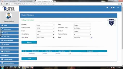 School Attendance Management System In Php Mysql With Source Code