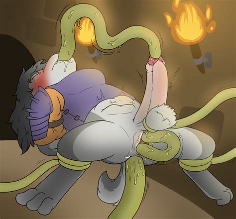Rule 34 3 Holes 1 Tentacle All The Way Through Anal Anal Sex Anal Threading Anthro Anus Armor