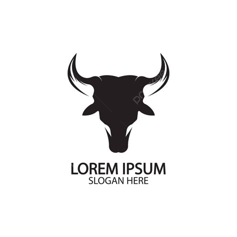 Ikon Dan Templat Aplikasi Simbolis Yang Menampilkan Logo Tanduk Banteng