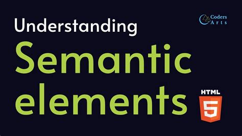 Understanding Semantic Elements HTML Tutorial For Beginners YouTube