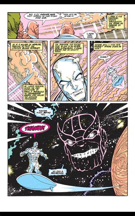 Silver Surfer Vs Thanos Comics Amino