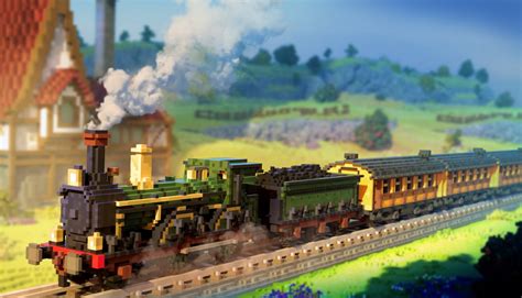 Voxel Art Railway Sim Station To Station Launches This October Digitally Downloaded