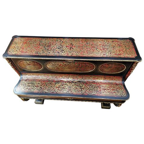 Antique Piano By Van Overbergh Upright Ebonized Wood Piano And Brass