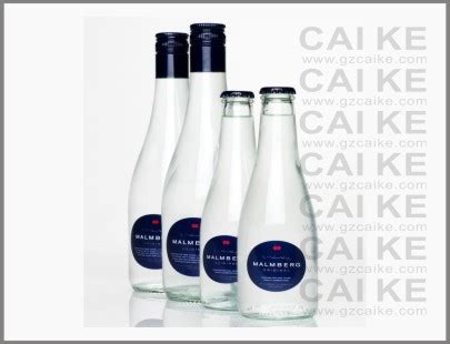 定制矿泉水标签 高档矿泉水贴 透明矿泉水不干胶 CAIKE彩科