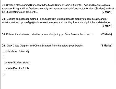 Solved Q1 Create A Class Named Babe With The Fields Chegg Com