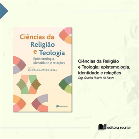 Ciências Da Religião E Teologia Sandra Duarte De Souza Org