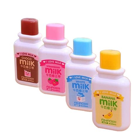 Cute Milk Correction Tape Material Escolar Kawaii Vicedeal
