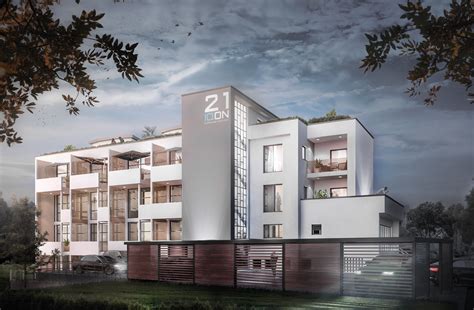 Mehrfamilienhaus Architektur Visualisierung Studio 3D