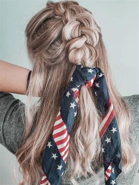45 Cute 4th Of July Hairstyles To Rock The Independence Day