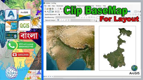 How To Clip The Base Map In ArcGIS Clip Basemap In ArcMAP Clip The