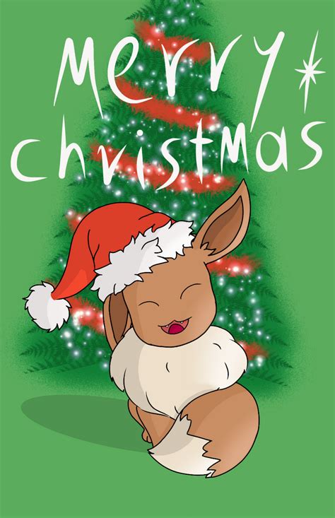 Christmas Eevee By Shademist16 On Deviantart