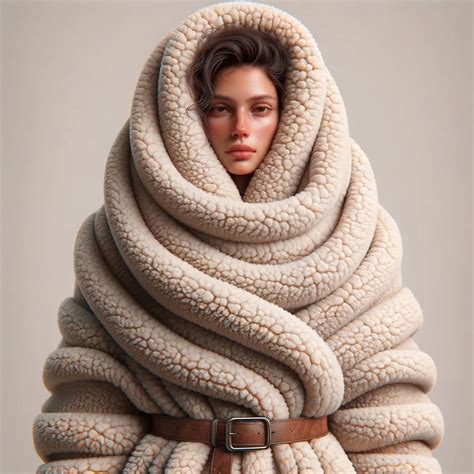 Girl Wrapped In Cozy Fluffy Sherpa Blankets By Hvhvmx On Deviantart