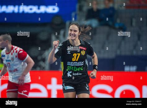 Göteborg Schweden Dezember 2023 Nina Bulatovic Aus Montenegro Feiert