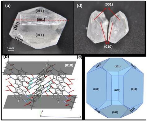 Macroscopic Crystal Of Monoclinic Paracetamol A Whole Crystal B
