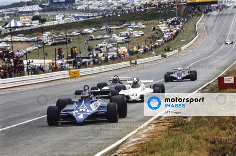 Desiré Wilson Tyrrell 010 Ford leads Chico Serra Fittipaldi F8C Ford