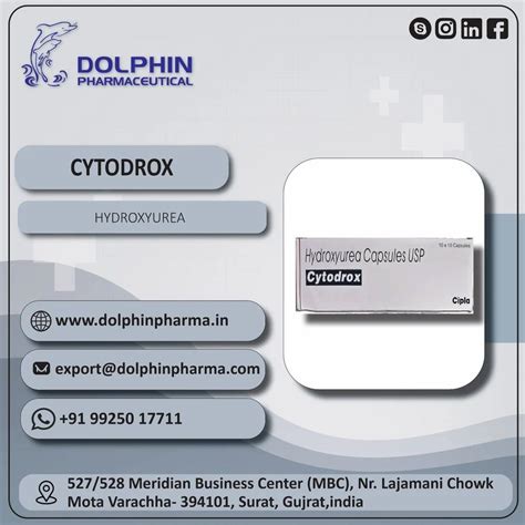 Hydroxyurea Capsule 500mg For Hospital At ₹ 100 Stripe In Surat Id 2851952167412