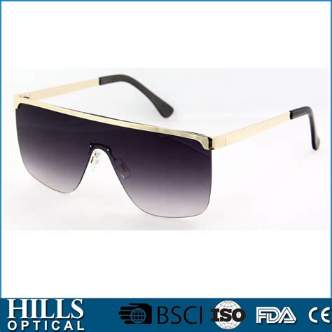 Fashion Shield Metal Sunglasses Hms1050f Metal Fashion Sunglasses Products Wenzhou Hills