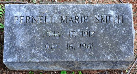 Pernell Marie Jackson Smith 1912 1961 Find A Grave Memorial