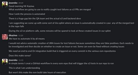 What Workflow Should Be Employed To Spot Out Breaking Commits In Esm