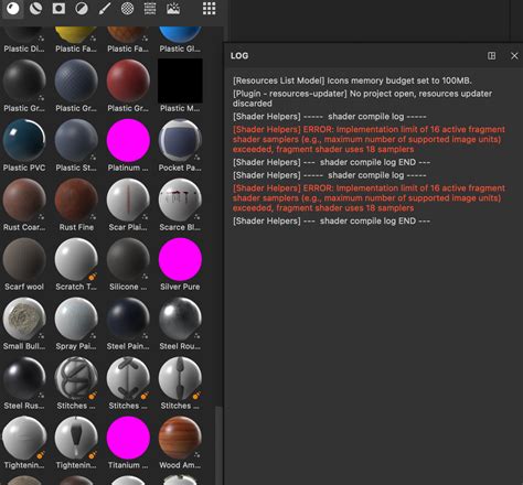 Starter Assets Materials Turned Pink Adobe Product Community 12995315