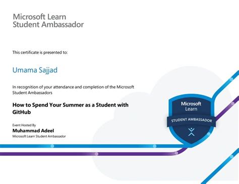 umama sajjad on linkedin microsoft github learningjourney