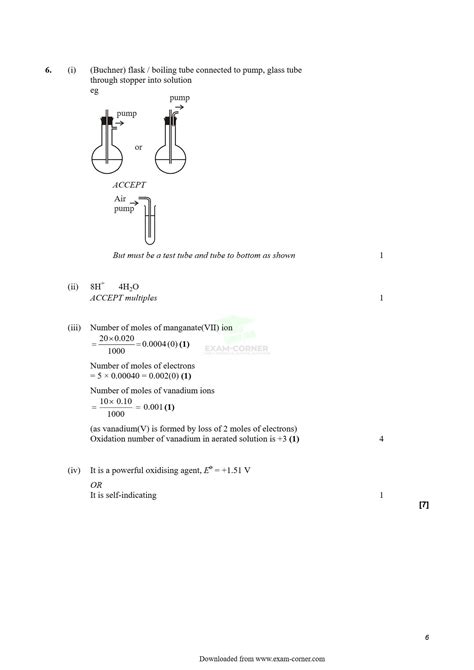 Calculation Questions Exam Corner