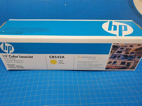 Hp Color Laserjet Yellow Toner Cartridge Cb542a
