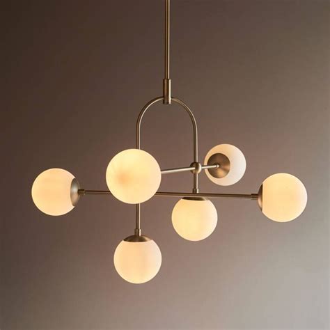 Glass Orb Balanced Cluster Pendant Light By Interior Fascination