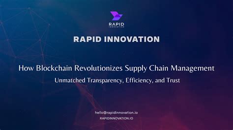 How Blockchain Revolutionizes Supply Chain Management Unmatched