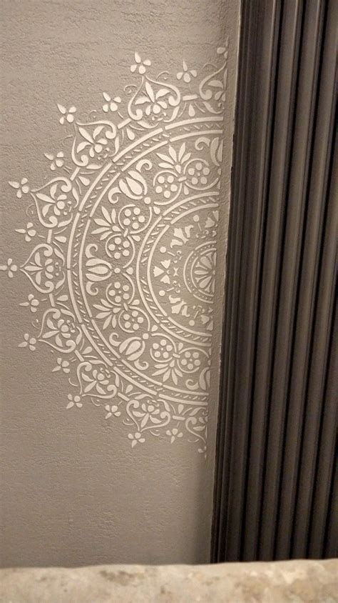 Mandala Wall Art Decal Mandala In Half Wall Sticker Mandala Etsy Artofit