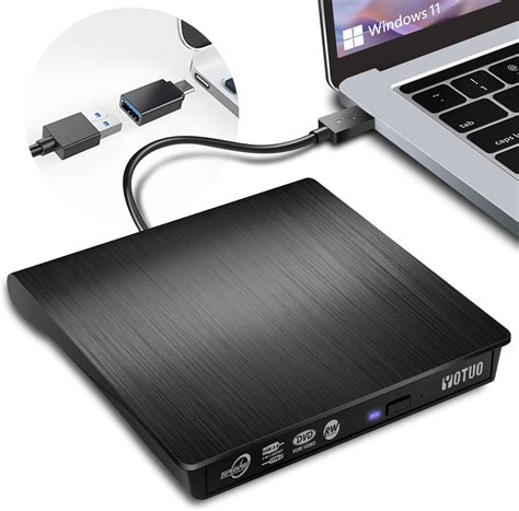 Laurensory External Dvd Drive Usb 30 Type C Usb Portable
