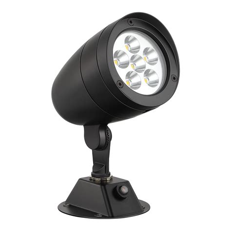 Edishine 22w Outdoor Led Bullet Spotlight With Light Sensor 20°focused